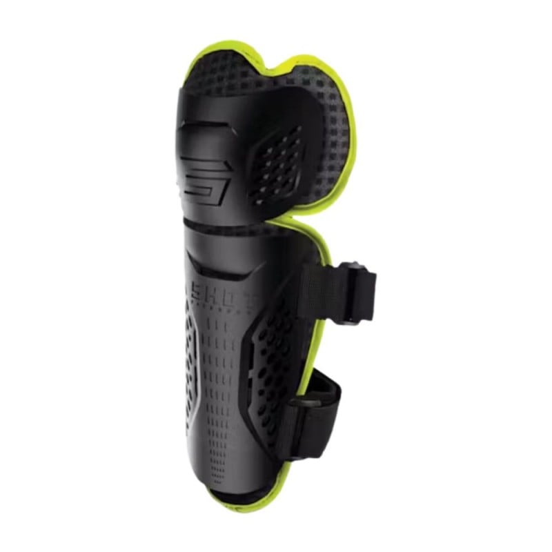 Joelheiras SHOT Optimal 2.0 Kid preto / amarelo neon