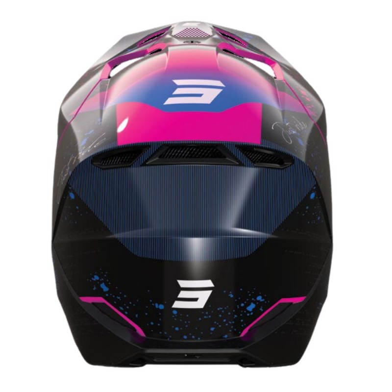 Helmet SHOT Furious Kid Matrix purple glossy