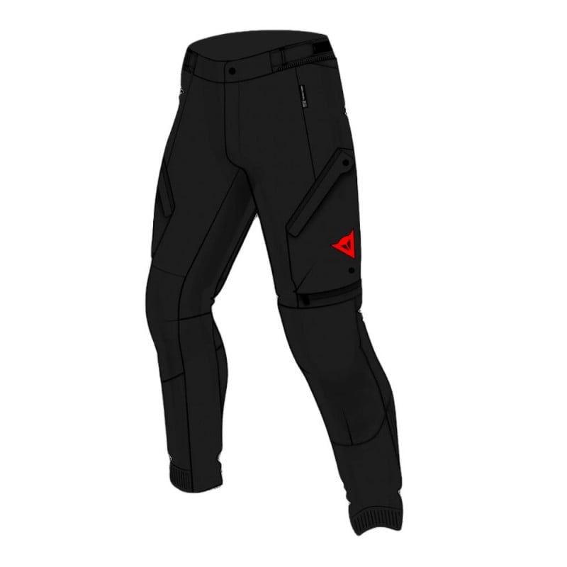 Pants DAINESE Mangen Absoluteshell Pro black / black Long