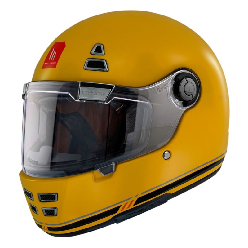 Casco MT FF119SV Jarama SV Solid C3 amarillo mate
