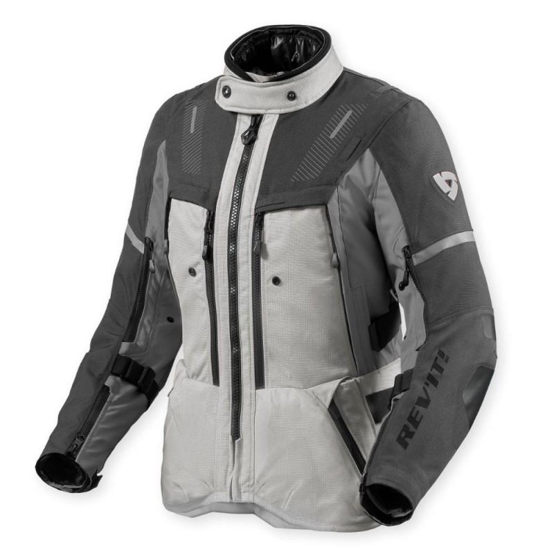 Jacket REVIT Sand 5 H2O Ladies silver / anthracite