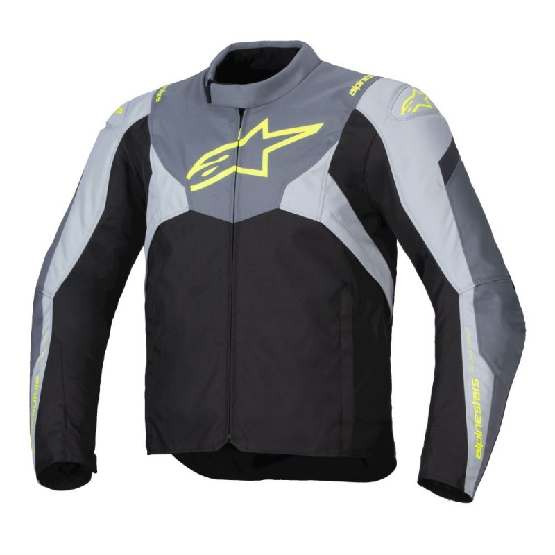 Chaqueta ALPINESTARS T-Jaws V4 Waterproof negro / gris hielo / gris oscuro