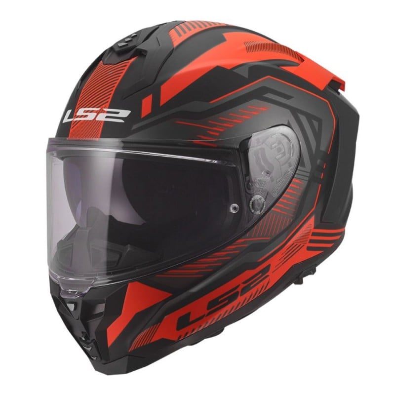 Casco LS2 FF817 Challenger II Dravix rojo mate