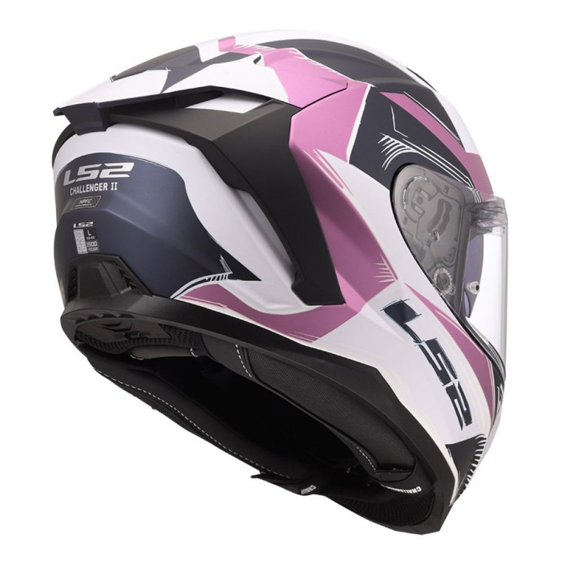 Capacete LS2 FF817 Challenger II Flaman lavanda fosco
