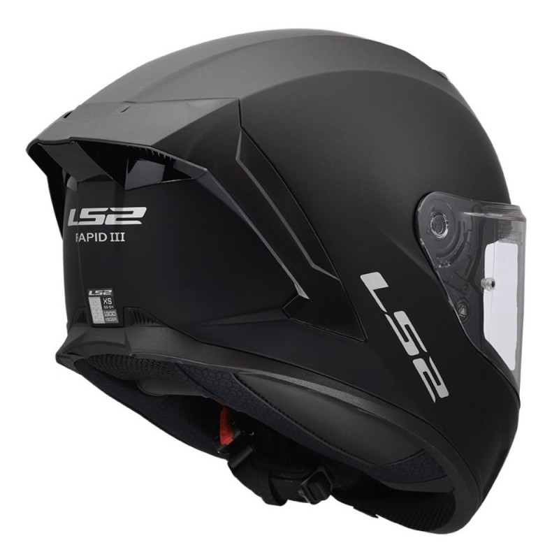 Casque LS2 FF820 Rapid III solid noir mat