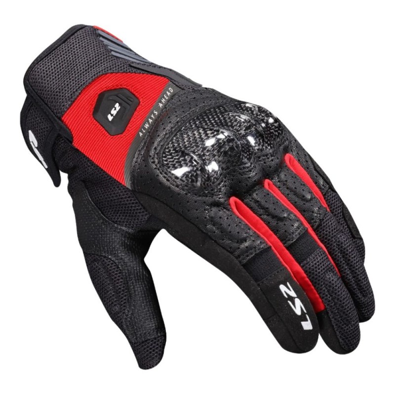 Gants LS2 Atom noir / rouge