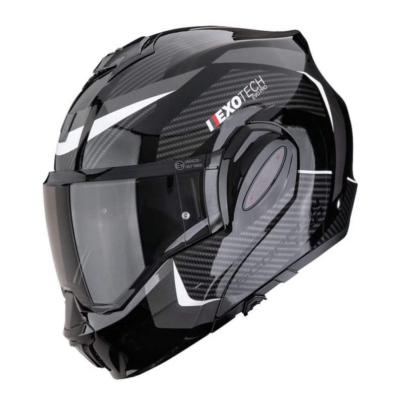 Helmet SCORPION EXO-Tech Evo Pro Acuti black / silver