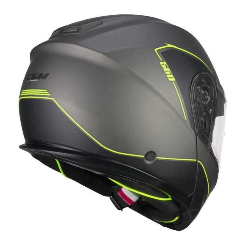 Casque CGM 560G Mad Ride graphite / jaune