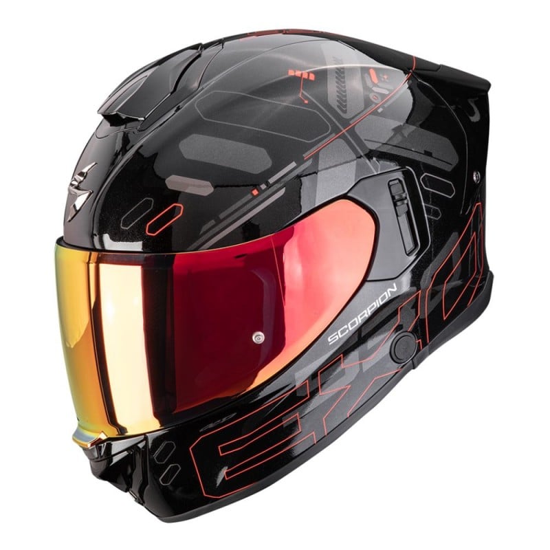 Helmet SCORPION EXO-530 Air Fond metallic black / red