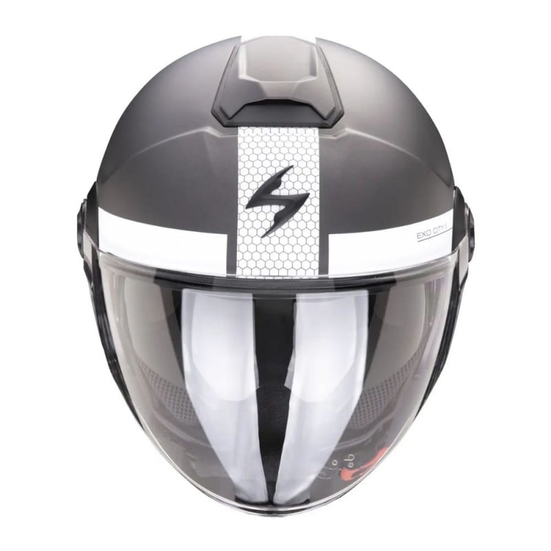 SCORPION EXO-City II Cosmos plata mate / blanco