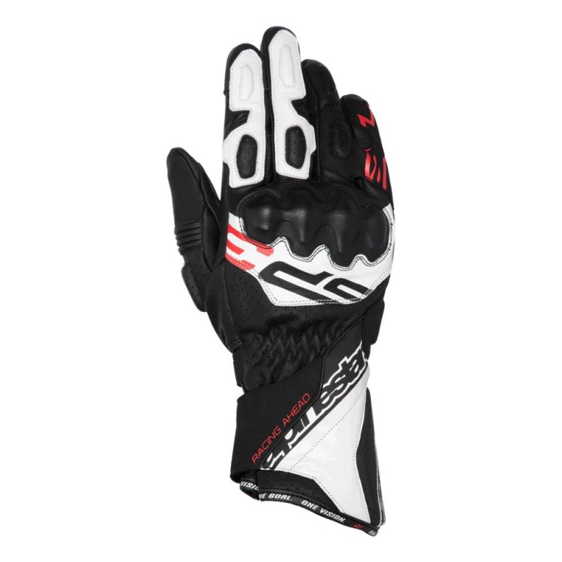 Gloves ALPINESTARS SP-3 black / white / red fluo