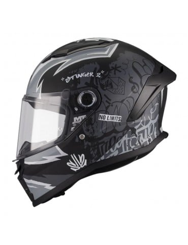 Helmet MT FF126Y Stinger 2 Youth Tagger B2 matte