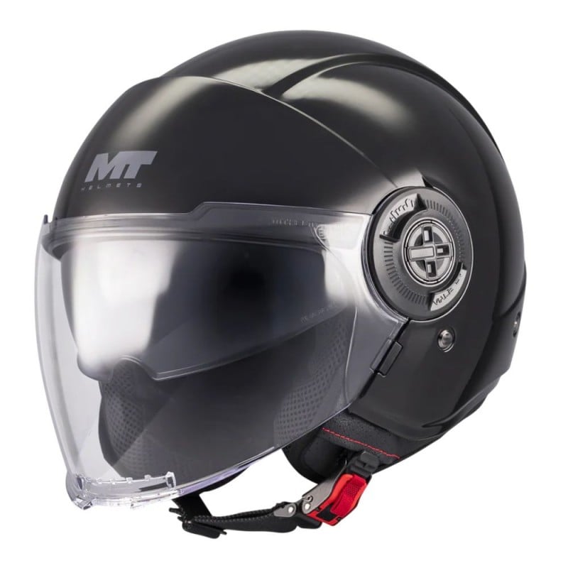 Casco MT OF502SV B Viale SV S Pure A1 brillo