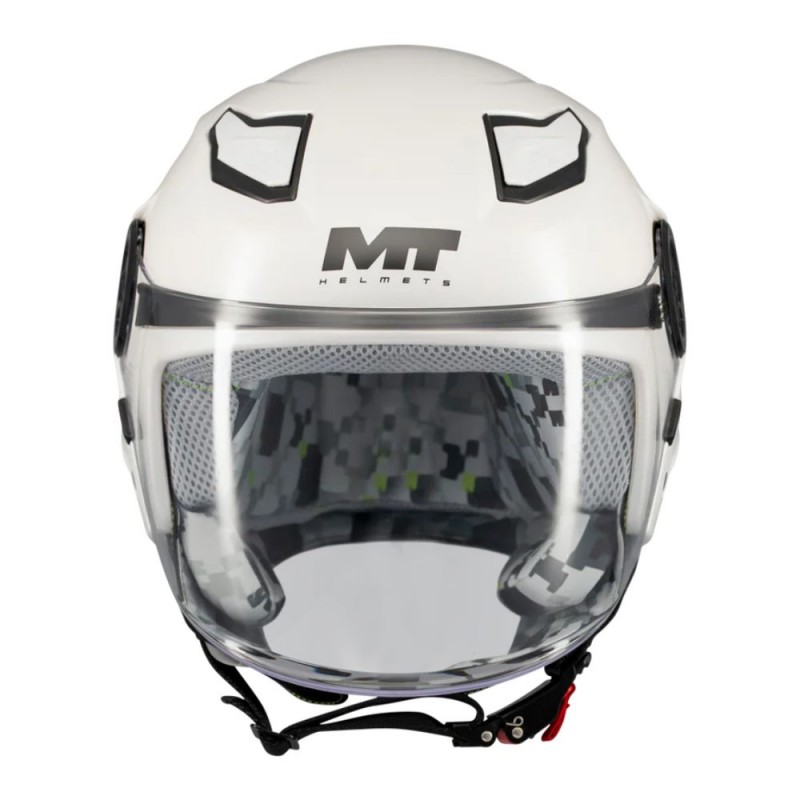 Casco MT OF514 Youth Lite Pure A0 brillo