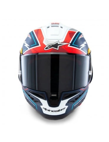 Casco ALPINESTARS Supertech R10 Acosta LE azul / rojo / blanco mate