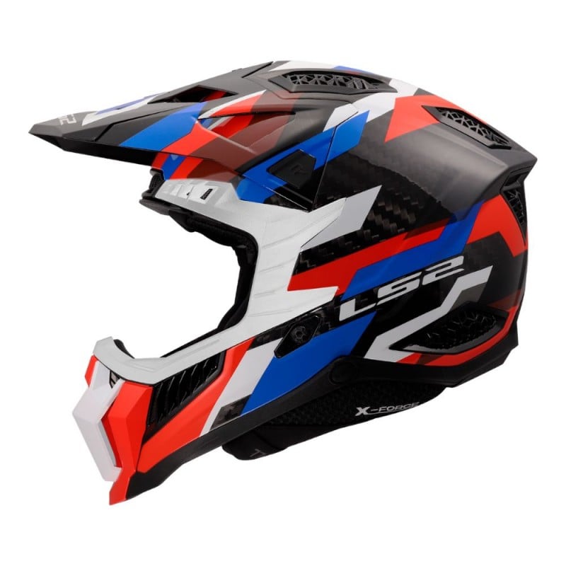 Helmet LS2 MX703 X-Force Phantom white / blue / red 06