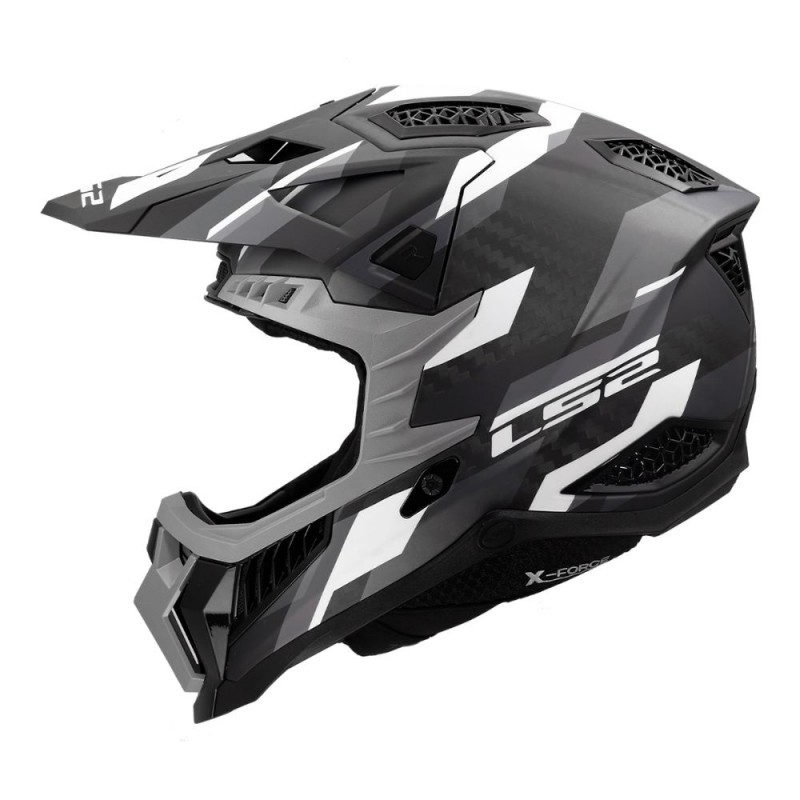 Helmet LS2 MX703 X-Force Phantom black / gray 06