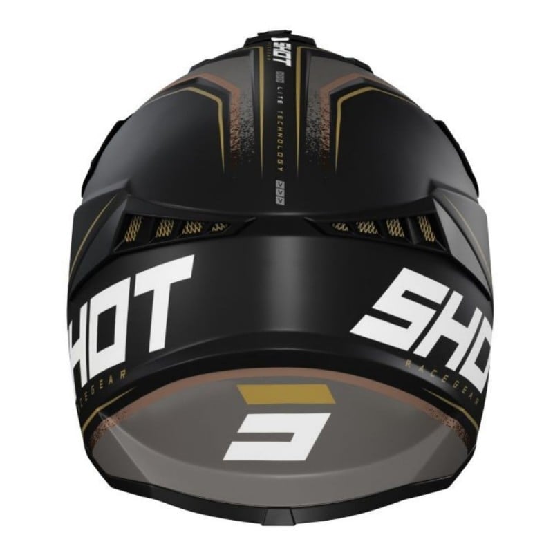 Casco SHOT Lite Prism negro mate / dorado