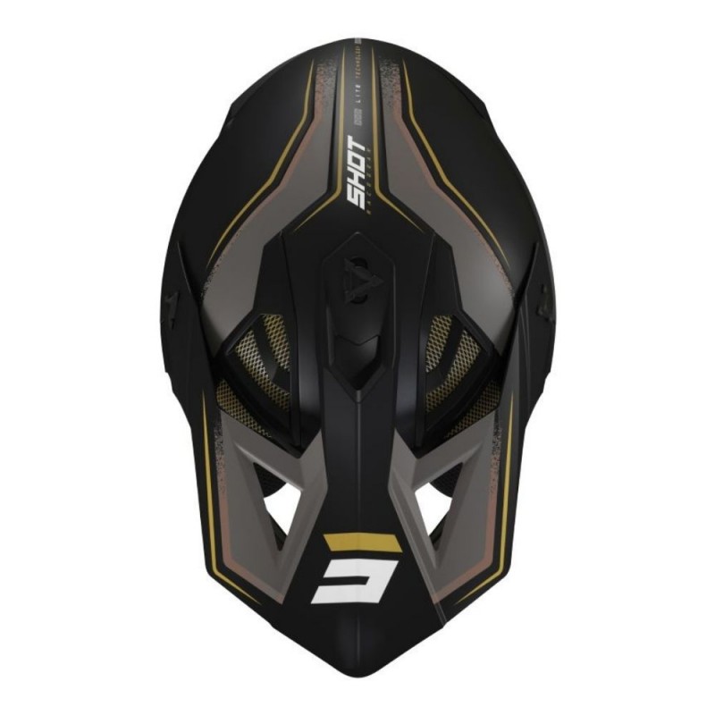 Casco SHOT Lite Prism negro mate / dorado