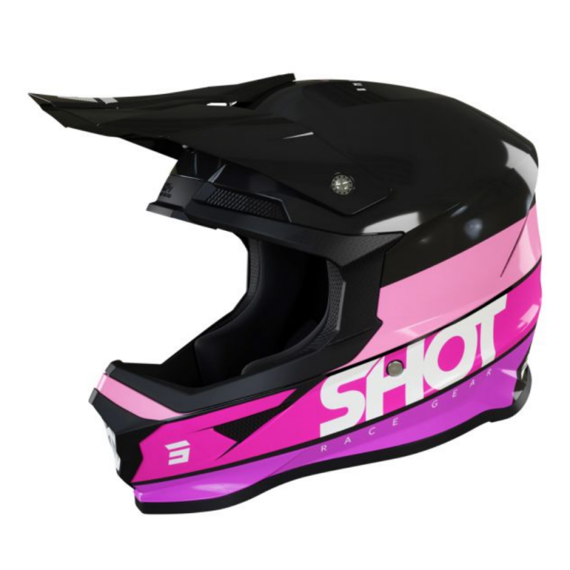 Casco SHOT Furious Story rosado