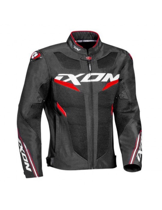 Jacket IXON Draco black / white / red
