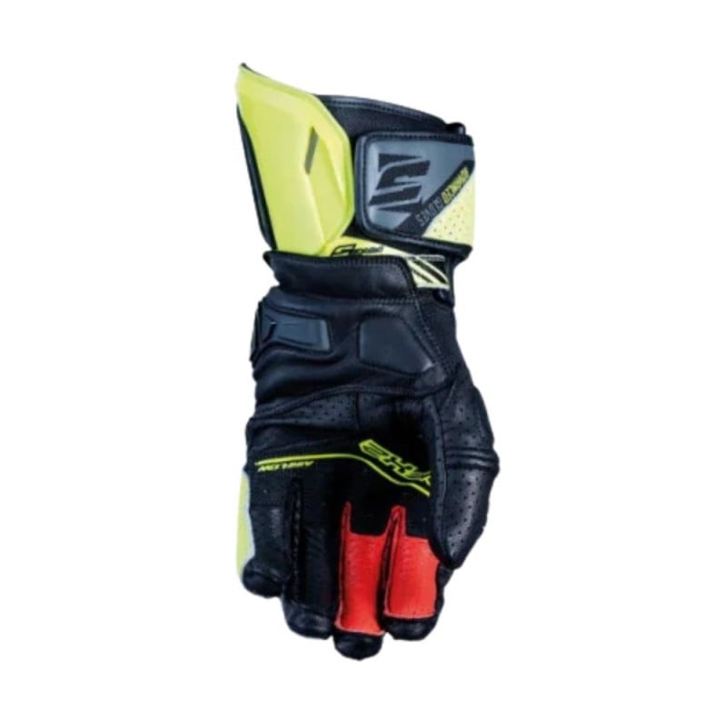 Guantes FIVE RFX2 Airflow negro / amarillo fluor