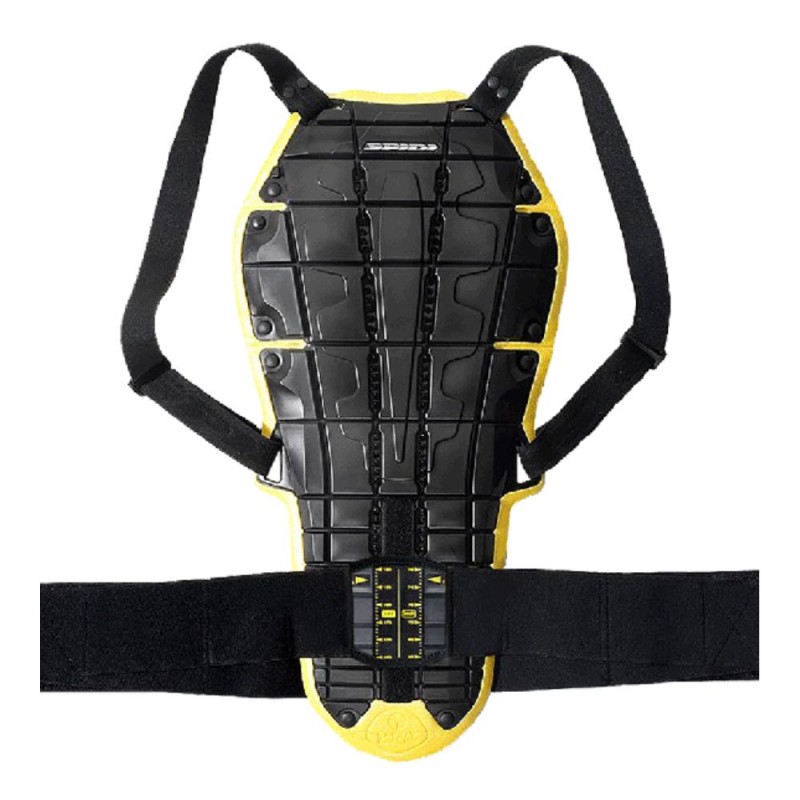 Protector de espalda SPIDI Back Warrior Evo KT6 negro / amarillo